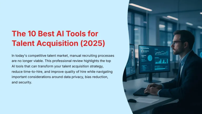 Best 10 AI Tools for Talent Acquisition: 2025 Professional Review ...